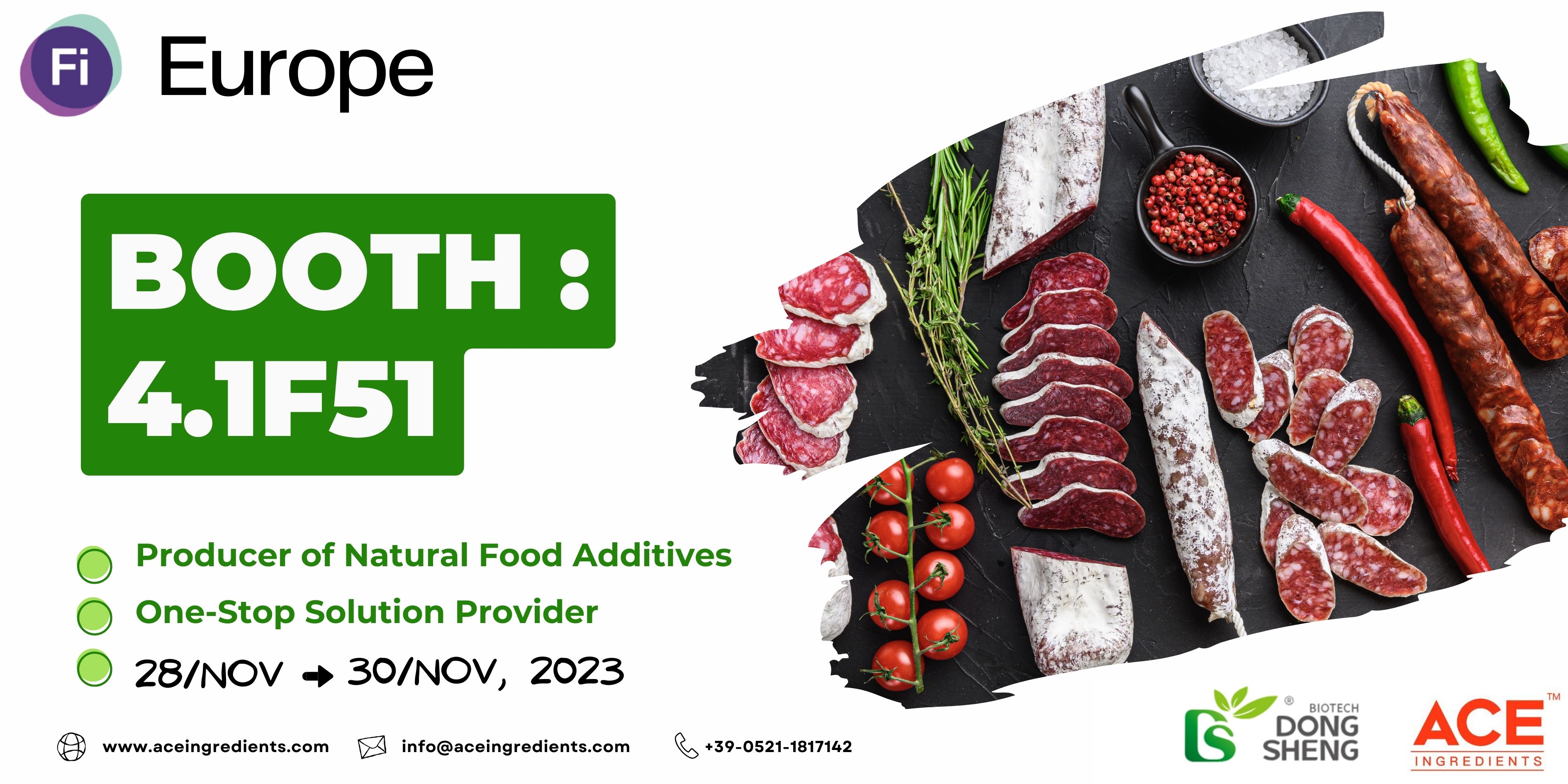 Meet Us At 2023 FIE - Ace Ingredients Co., Ltd.